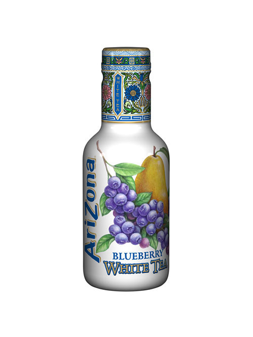 AriZona Blueberry White Tea 500ml | JDs Food Group
