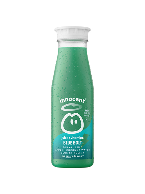 Innocent Plus Blue Bolt 330ml | JDs Food Group