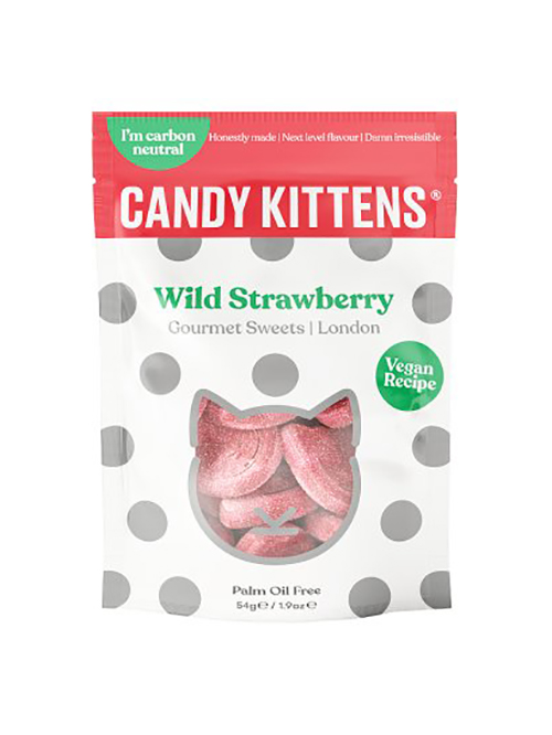 Candy Kittens Wild Strawberry 54g | JDs Food Group