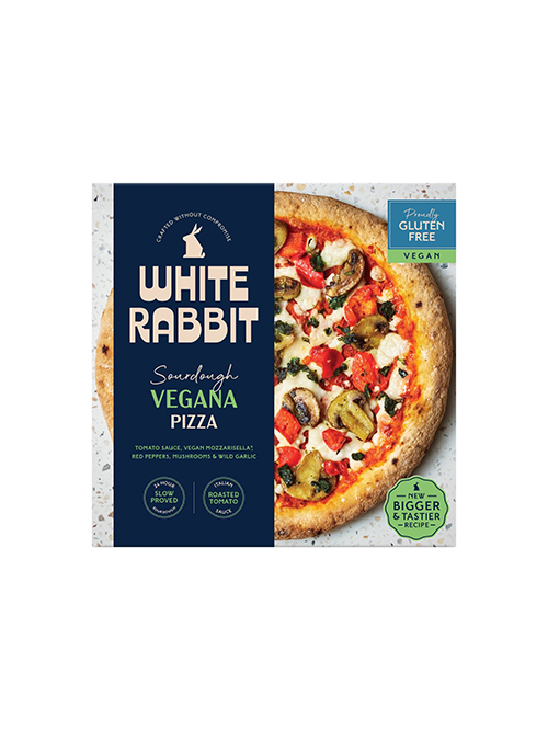 White Rabbit Sourdough Vegana Pizza 430g | JDs Food Group